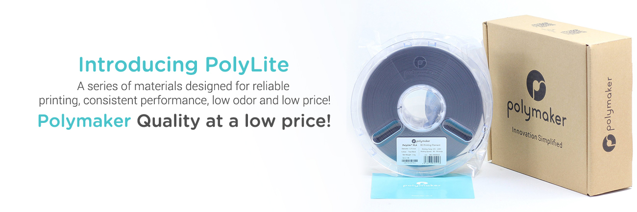 Introducing Polymakers PolyLite series of materials (ABS and PLA In ...